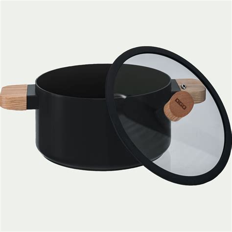 Faitout En Aluminium D24cm Noir Ector Alinea