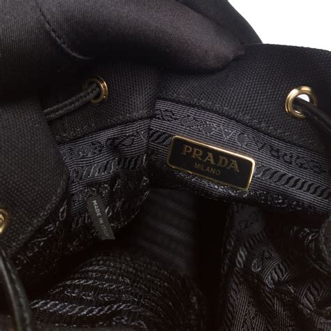 Prada Drawstring Wicker Bucket Bag Mismo Cielo