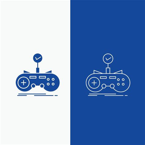 check controller game gamepad gaming line and glyph web button in