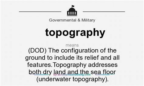 What Does Topography Mean Definition Of Topography Topography