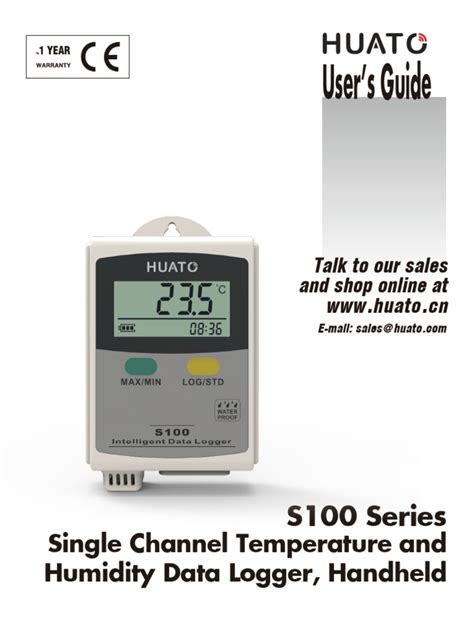 S100 Series Data Logger User Guide Pdf Device Driver 64 Bit Computing