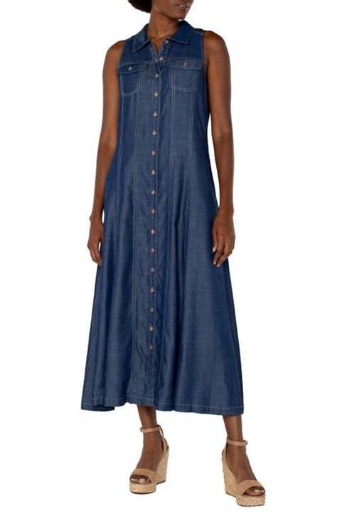 Womens Sleeveless Denim Dresses Nordstrom