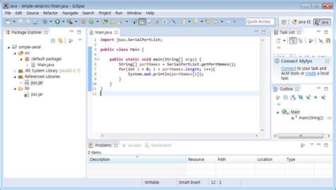 강좌와 팁 Java 시리얼 통신java Simple Serial Connector