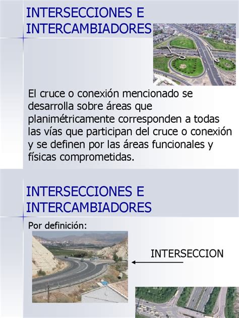 Genieria De Transito Intersecciones Pdf Intersección