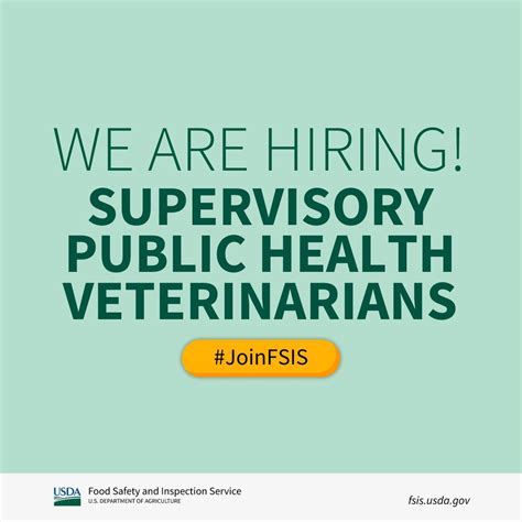 Fsis Is Actively Seeking Qualified Individuals To Join Our Team As