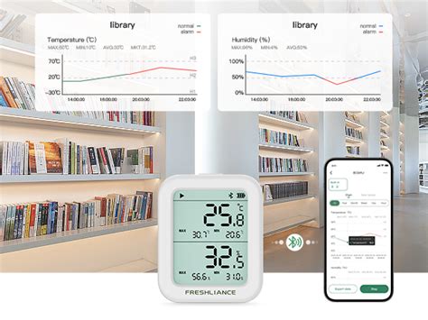 Bluetag Th30bth30r Bluetooth Temperature Humidity Data Logger