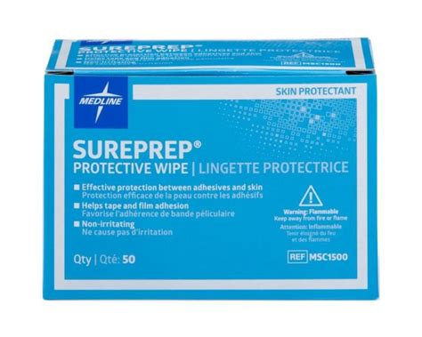 Medline Sureprep Skin Protectant Wipe 1000ct