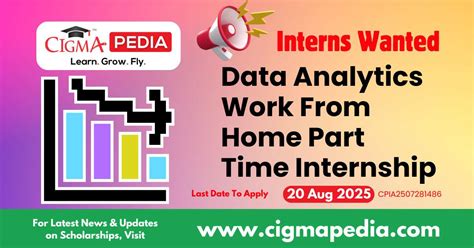 Data Analytics Work From Home Part Time Internship By Collegetips Ed