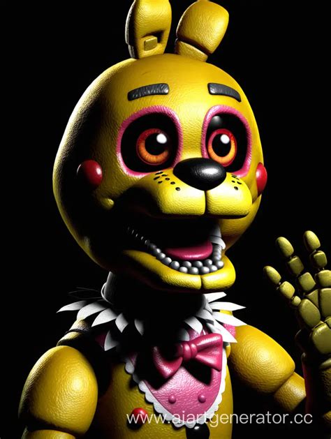Chica From Fnaf Animatronic Yellow Chicken Character Ai Art Generator
