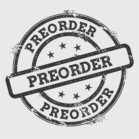Preorder Icon Isolated On White Background Stock Vector Illustration
