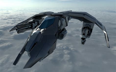 Futuristic Military Spaceships