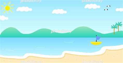 夏の海 イラスト素材 6004098 フォトライブラリー Photolibrary