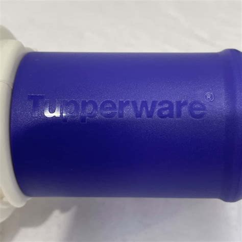 Tupperware Rolling Pin White With Purple Handles S