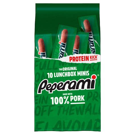 Peperami Original Mini Salami 10 X 10g Tesco Groceries