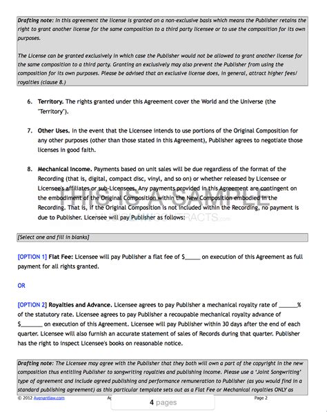 Music Sample Clearance Form Master Of Template Document