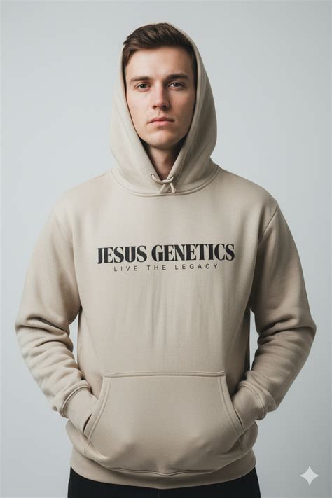 Mens Hoodies And Sweaters Premium Fleece Jesus Genetics Jg Apparel