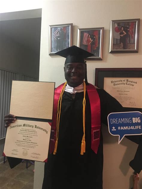 Thank You To American Military University For Helping Me To Achieve My