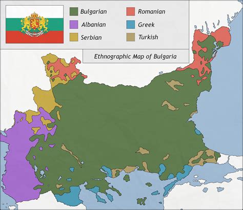 Ethnographic Map Of Greater Bulgaria Rimaginarymaps