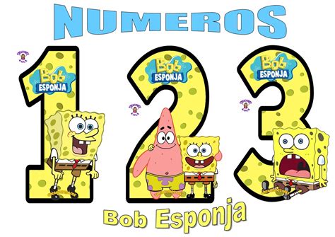 Creaciones Loly Numeros De Bob Esponja
