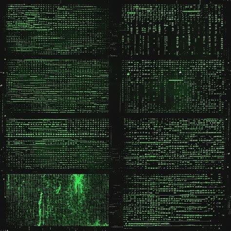 Premium Ai Image Design Of Cyberpunk Code Screens Displays Digital