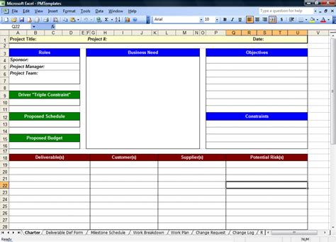 Project Management Excel Template Maximumsere