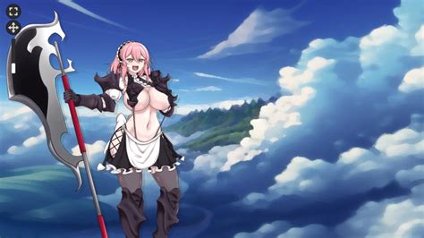 Rule 34 Anime Style Battle Axe Battle Maid Belly Belly Button Chateau Exposed Belly Green Eyes