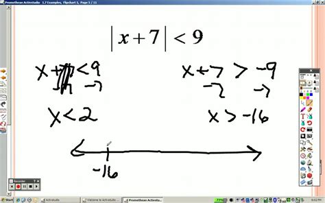 Solving Absolute Value Inequalities Worksheet E