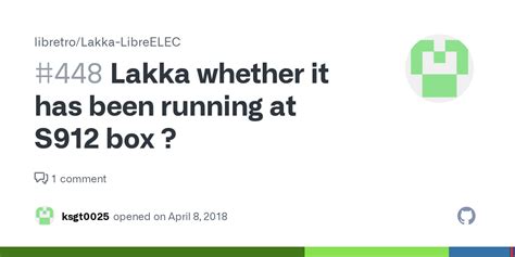 Lakka Whether It Has Been Running At S Box Issue Libretro Lakka LibreELEC GitHub