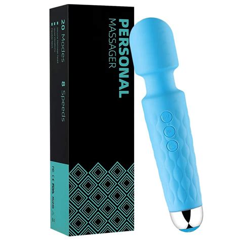 Handheld Cordless Waterproof Wand Massager Usb Rechargeable 20