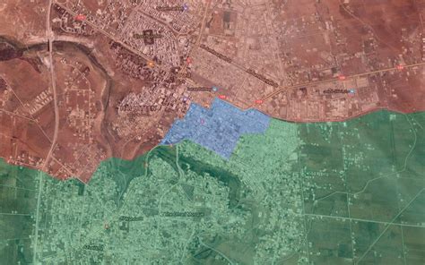 Map Showing The Recent Saa Gains In Daraa Rimagesofsyria