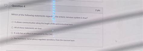 Solved Question 42 ﻿ptsWhich of the following statements | Chegg.com