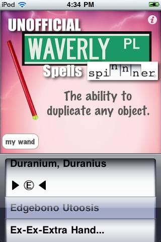 Complete List Of All The Best Wizards Of Waverly Place Spells Iphone