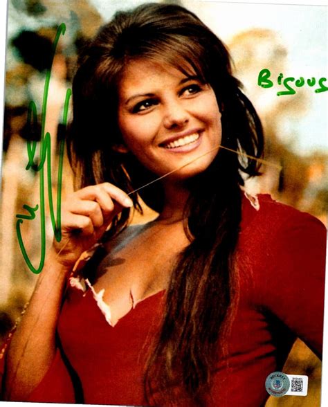 Claudia Cardinale Legendary Italian Actress Hand Signed 8x10 W Bas Coa