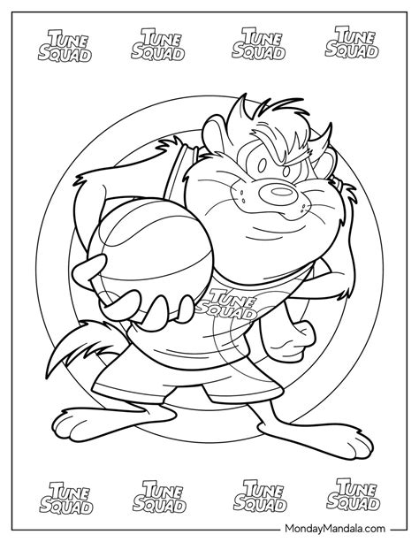 Coloring Pages Space Jam Jenny Printable