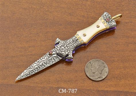 Miniature Folding Art Dagger Nordic Knives