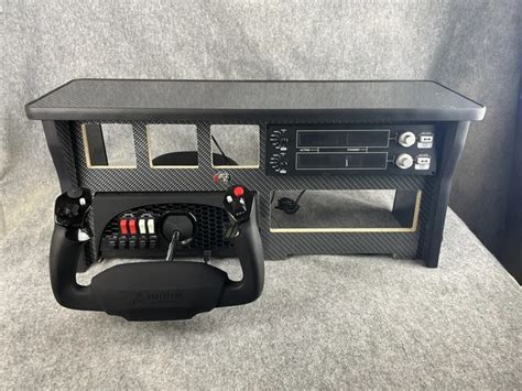 Flight Simulator Desktop Cockpit For Honeycomb Yoke And Saitek Panels