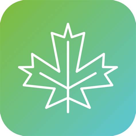 Maple Leaf Vector Icon Style 22296036 Vector Art At Vecteezy
