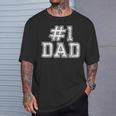 1 Dad Best Dad Fathers Day Number One Dad T Shirt Mazezy
