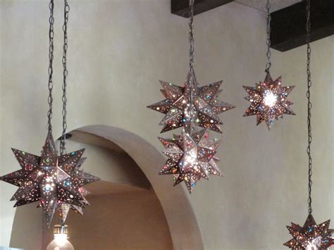 Moravian Star Lighting From La Hacienda Restaurant At Epcots Mexican