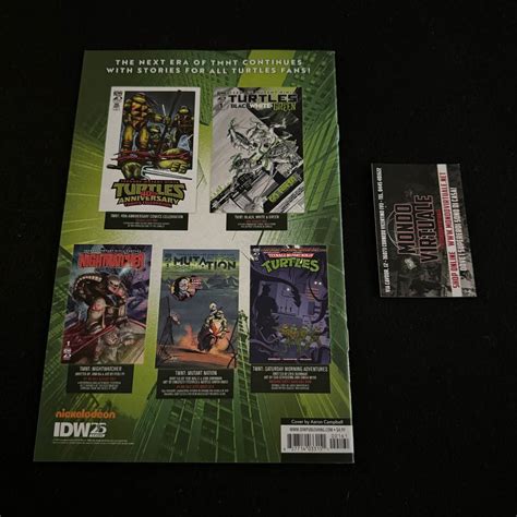 Teenage Mutant Ninja Turtles 1 Cover F Di Aaron Campell Tmnt Idw Usa Mondo Virtuale