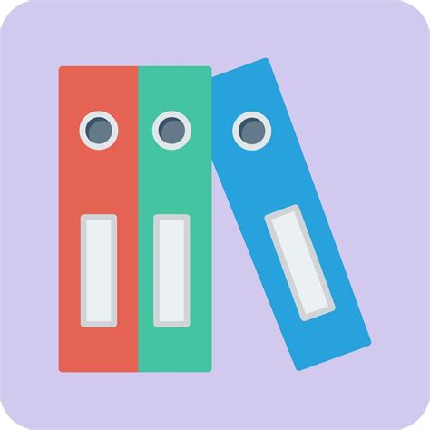 Binder Vector Icon 19014186 Vector Art At Vecteezy