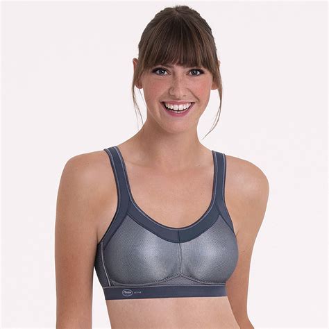 Anita Active Momentum Sport Bh Zonder Beugel Antraciet