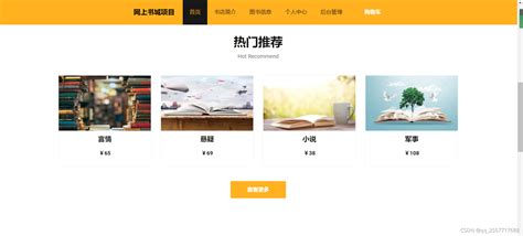 java毕业设计 网上书城管理系统 疯狂行者的博客 csdn博客