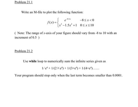 Solved I Want Steps To Write It In The Matlab Programand The