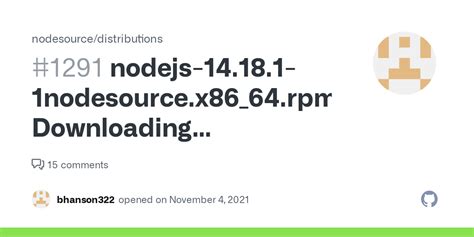 Nodejs 14181 1nodesourcex8664rpm Downloading Successful But
