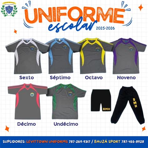 Uniforme Escolar Oficial 2025 2026 👕 Les Compartimos Los 2 Suplidores