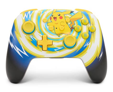 Powera Enhanced Wireless Controller For Nintendo Switch Pokémon Pikachu Vortex