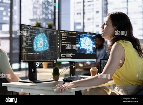 computer scientist uses ai cloud computing resources and platforms to