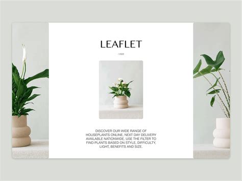 Leaflet E Commerce On Behance