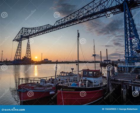 The Middlesbrough Transporter Bridge Editorial Image Cartoondealer